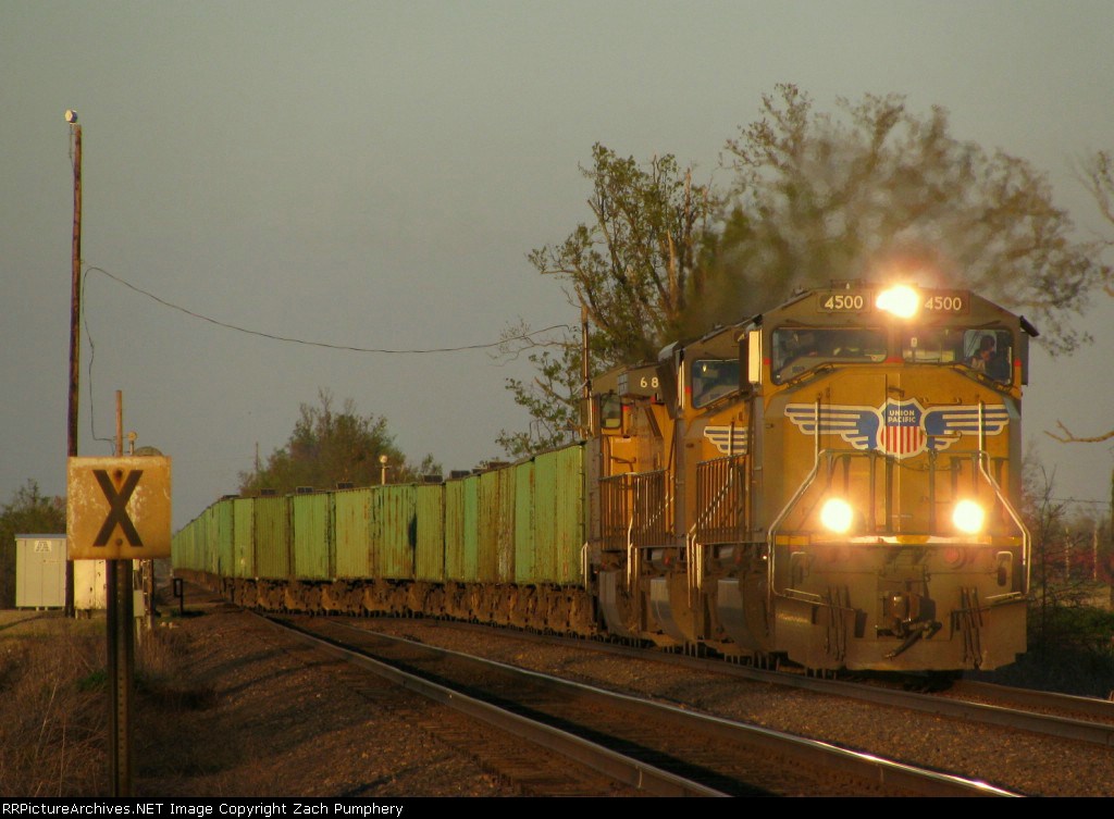 Southbound UP Work Train